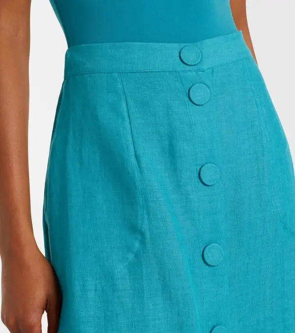 ERES Linen Midi Skirt