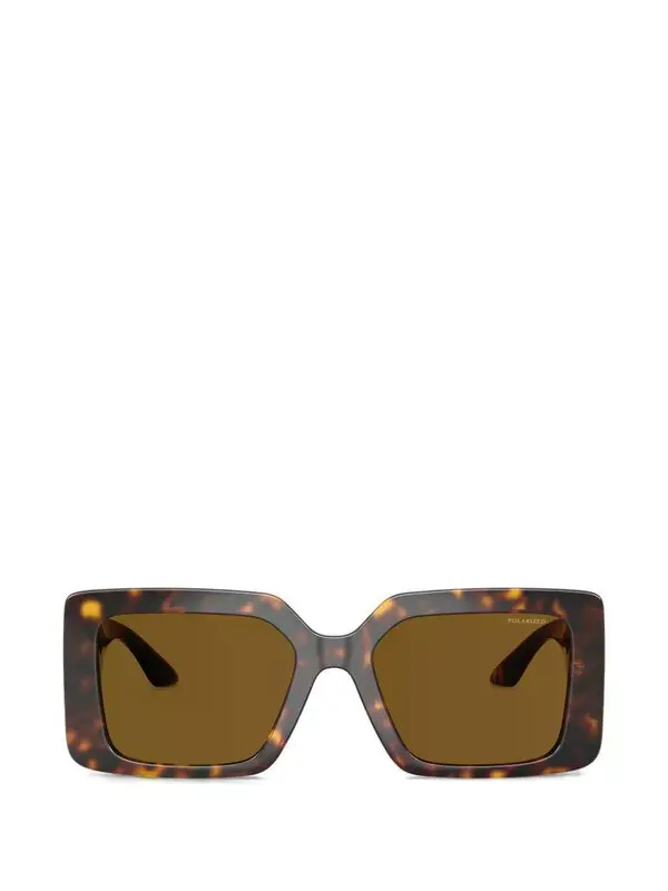 Versace Square-frame Sunglasses - Brown