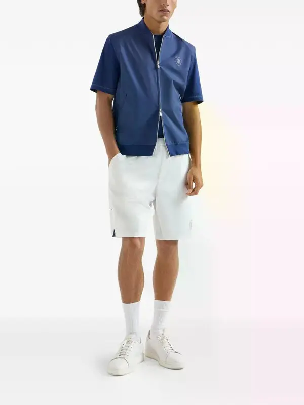 Brunello Cucinelli Comfort Nylon Crew Neck T-shirt With Logo