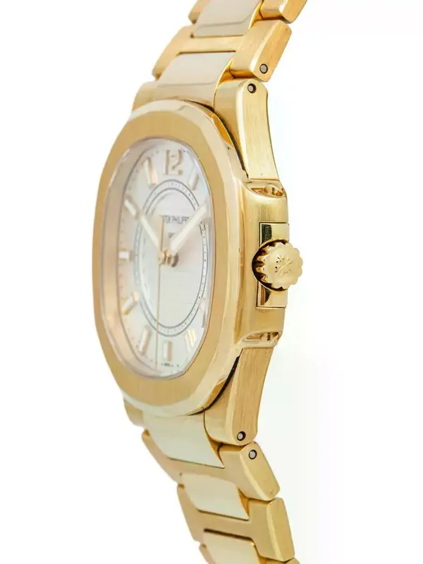 Patek Philippe Nautilus 36mm Watch With Silver Dial