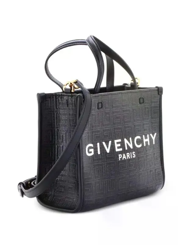 Givenchy 4g Embossed Coated Canvas Mini Tote Bag