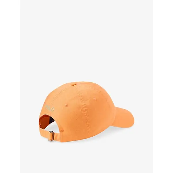 Polo Ralph Lauren Embroidered Cotton Twill Cap - Pompano Orange