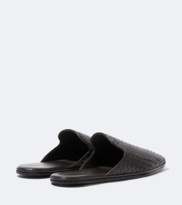 Bottega Veneta Palazzo Intrecciato Leather Mules
