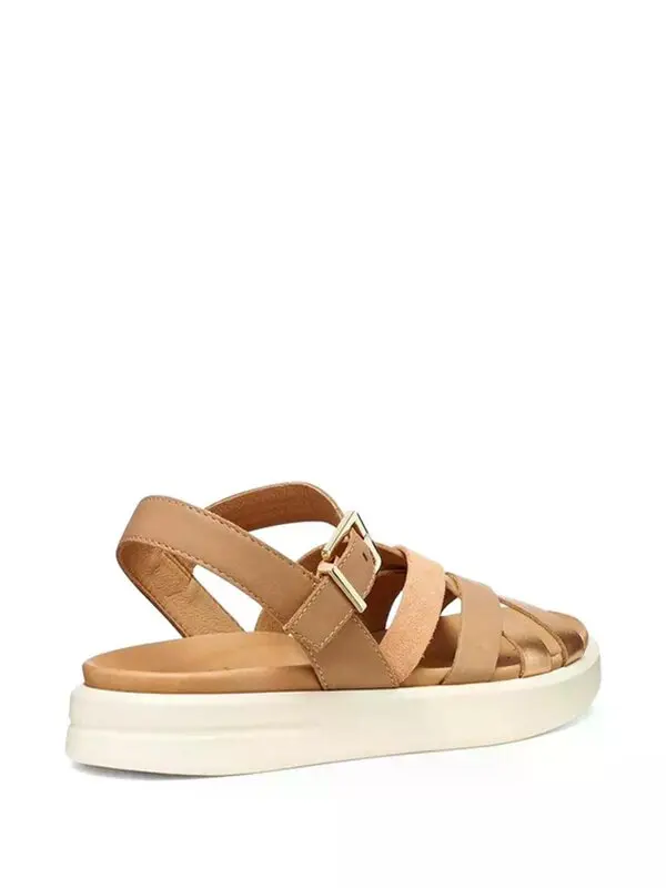 Geox Xand 2s Strappy Buckle Fastening Sandals - Neutrals
