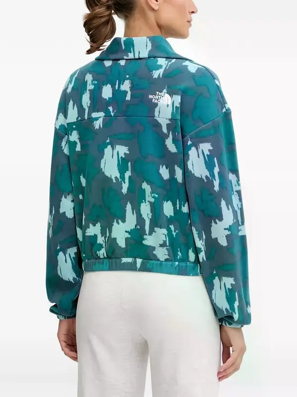 The North Face Half-zip Printed Fleece Sweatshirt
