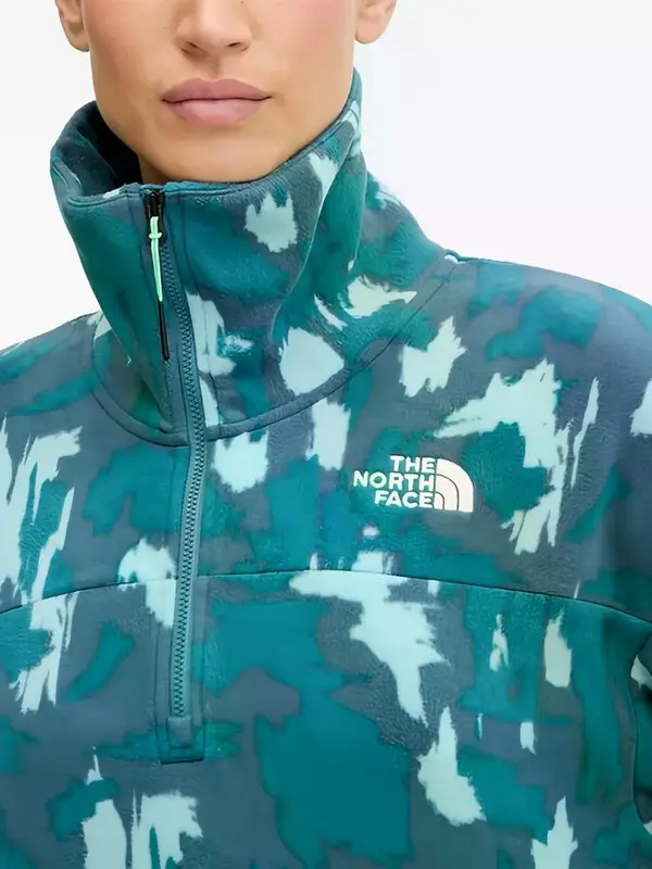 The North Face Half-zip Printed Fleece Sweatshirt