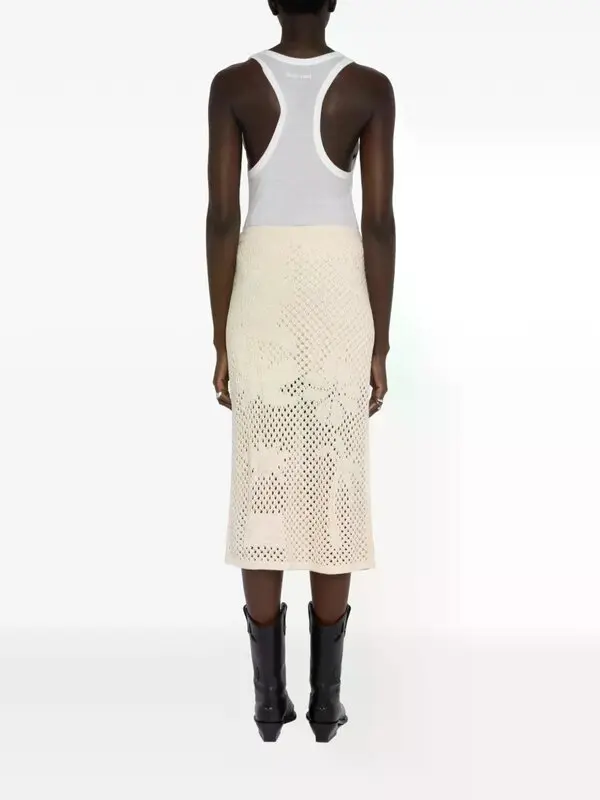 Zadig&Voltaire Open-knit Midi Skirt