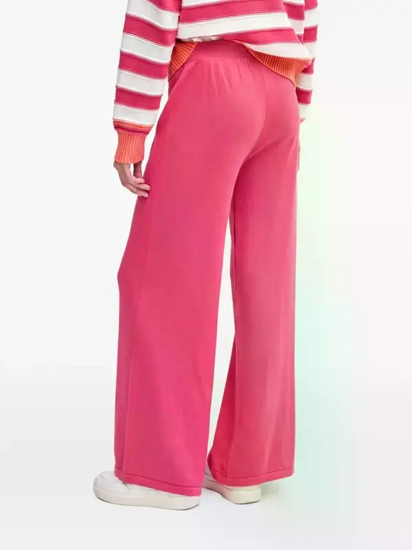 BENETTON Knitted Wide Leg Trousers - Pink