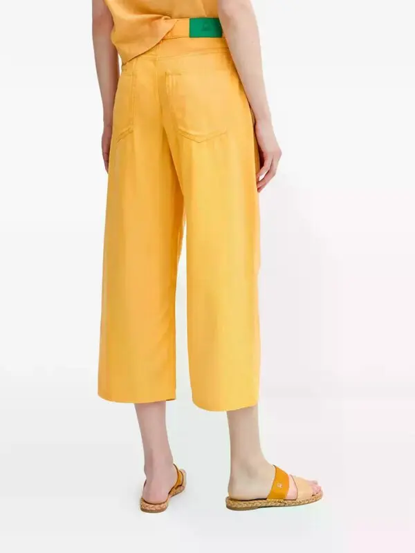 BENETTON Cropped Wide Leg Trousers