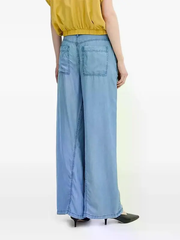 BENETTON Wide Leg Seam Detail Trousers
