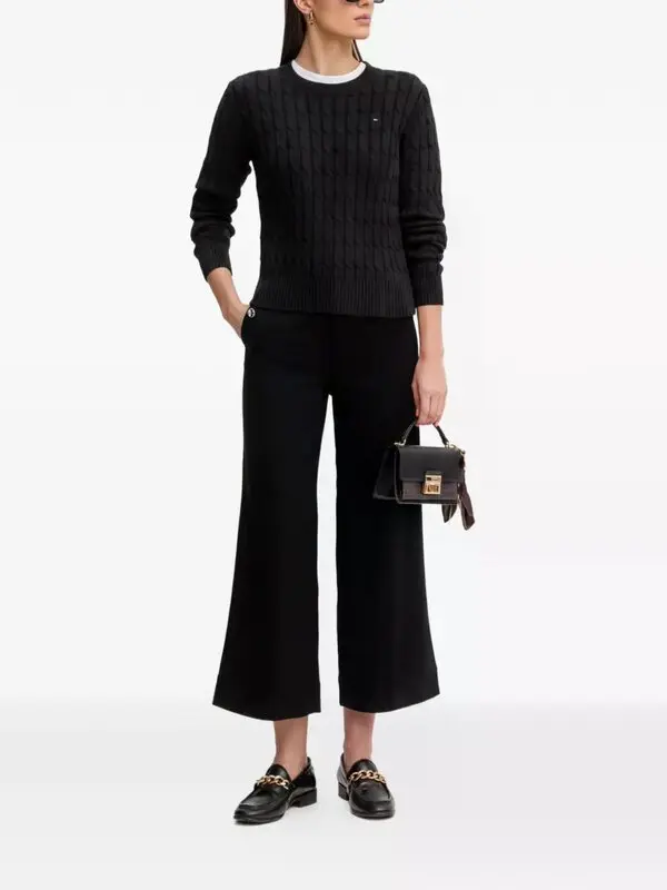 BENETTON Button Detail Wide Leg Trousers