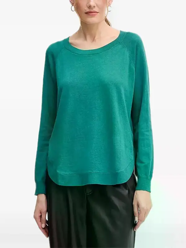 BENETTON Raglan Sleeve Sweater - Green