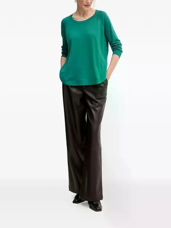 BENETTON Raglan Sleeve Sweater - Green