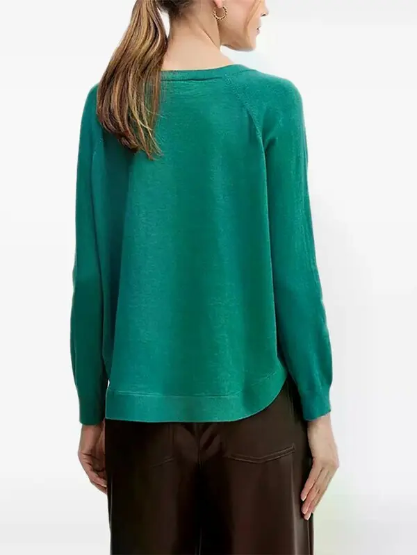 BENETTON Raglan Sleeve Sweater - Green