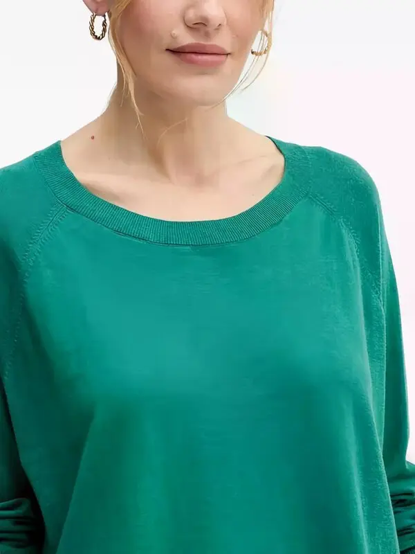 BENETTON Raglan Sleeve Sweater - Green
