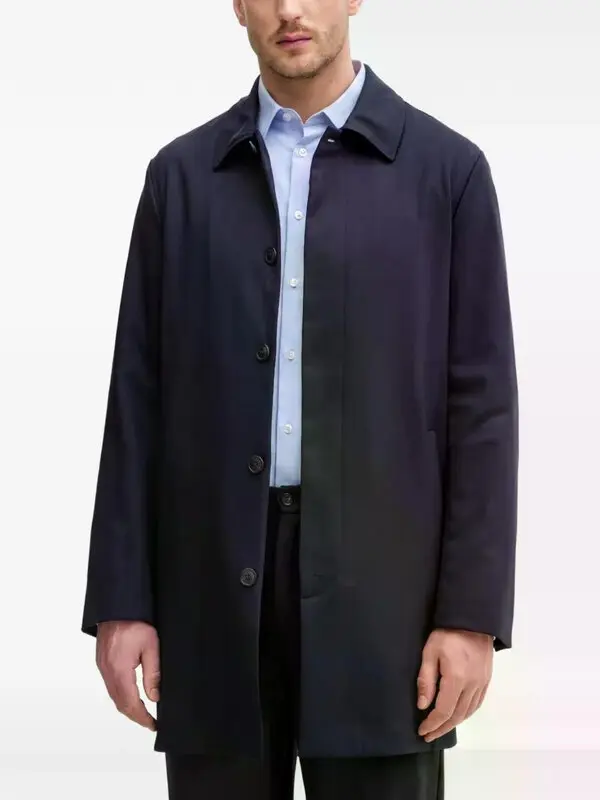 TRUSSARDI Collared Buttoned Coat