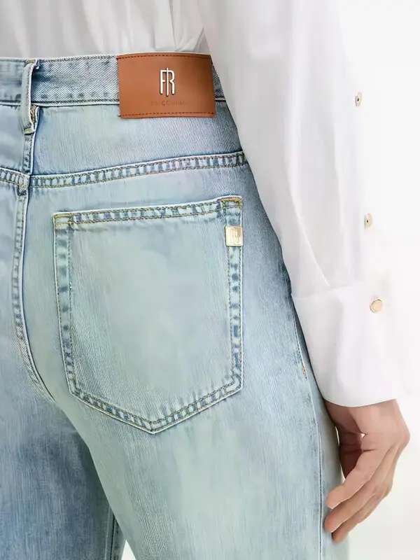 FRACOMINA High-waisted Wide Leg Jeans