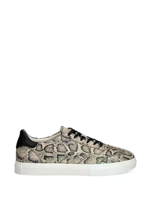 VAGABOND SHOEMAKERS Panelled Snakeskin Print Lace-up Sneakers