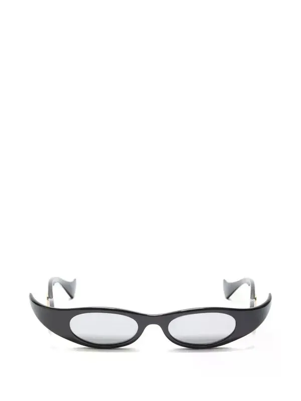 Valentino Garavani Geometric Acetate Cat Eye Eyeglasses - Black