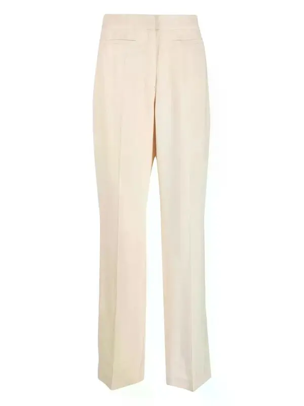 Calvin Klein Straight Leg Trousers - Neutrals