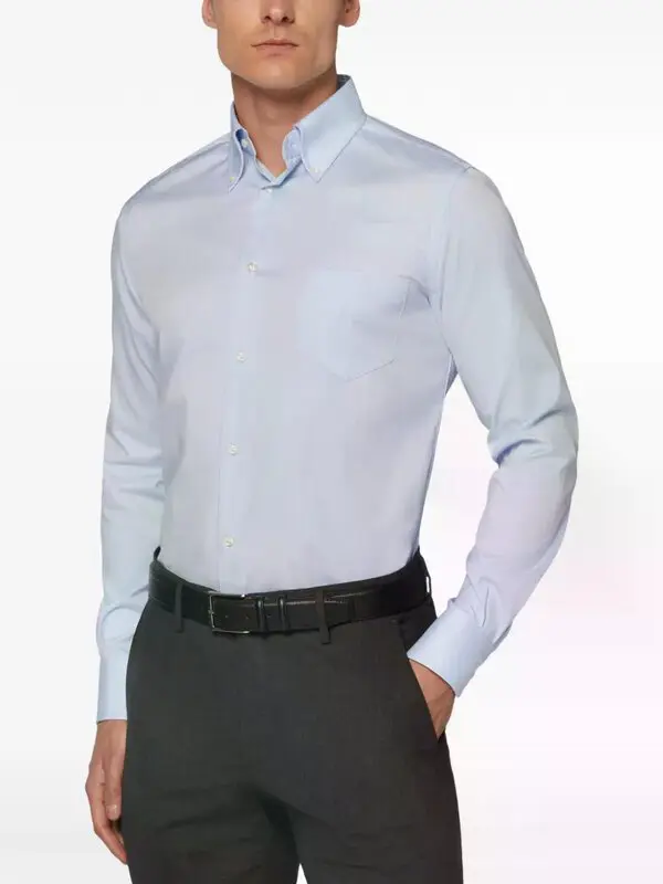 Boggi Milano Long-sleeve Pocket Shirt