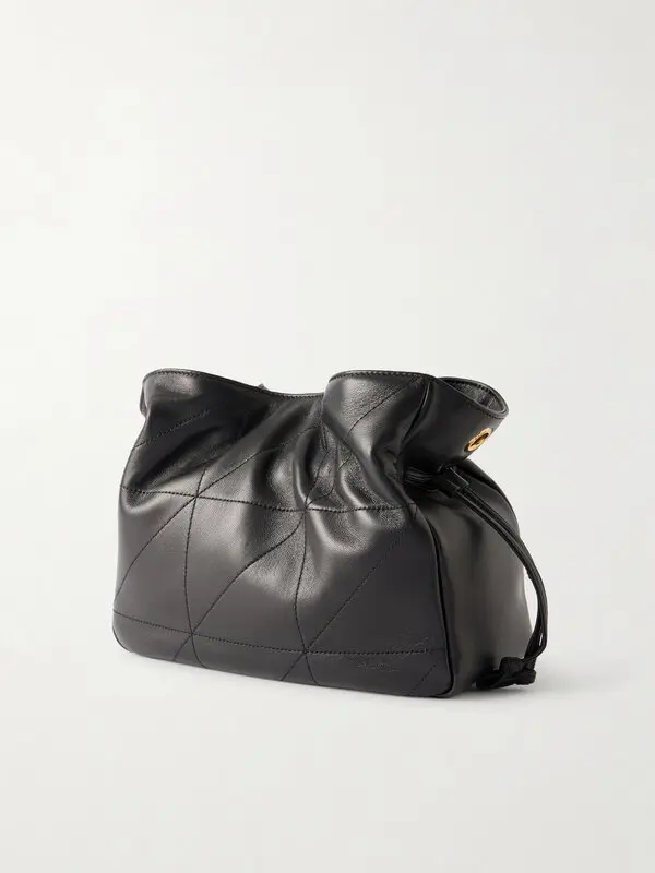 Saint Laurent Jamie Quilted Leather Shoulder Bag - Black
