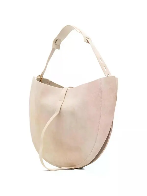 MINOBOSSI Liz Suede Shoulder Bag - Neutrals