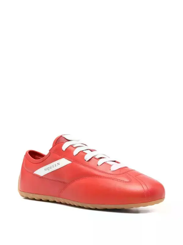 Alexander McQueen Boxe Logo-detail Sneakers - Red