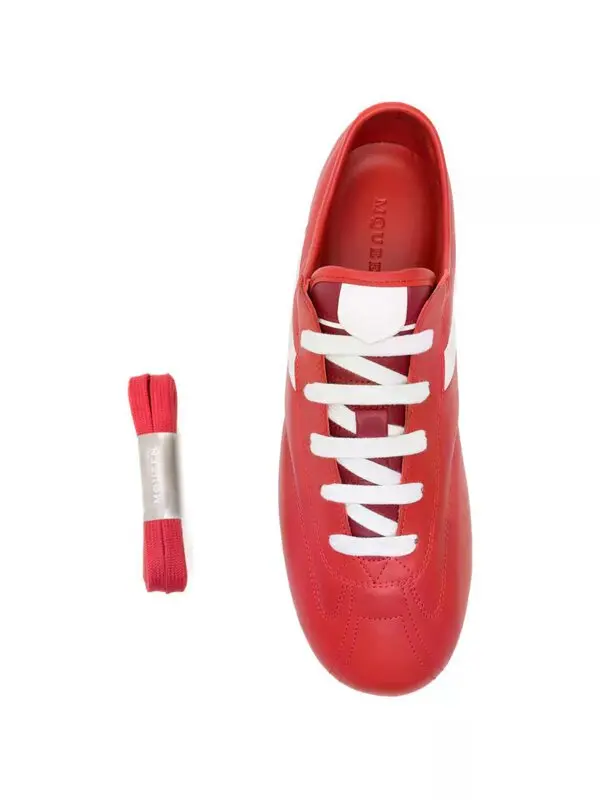 Alexander McQueen Boxe Logo-detail Sneakers - Red