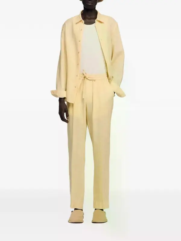 Sandro Elasticated Linen Trousers