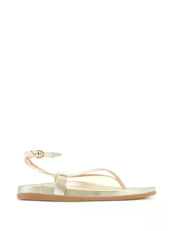 ANCIENT GREEK SANDALS Polistra Buckle-strap Sandals - Gold