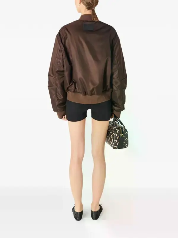 MARINE SERRE Moon Print Buttoned Bomber Jacket