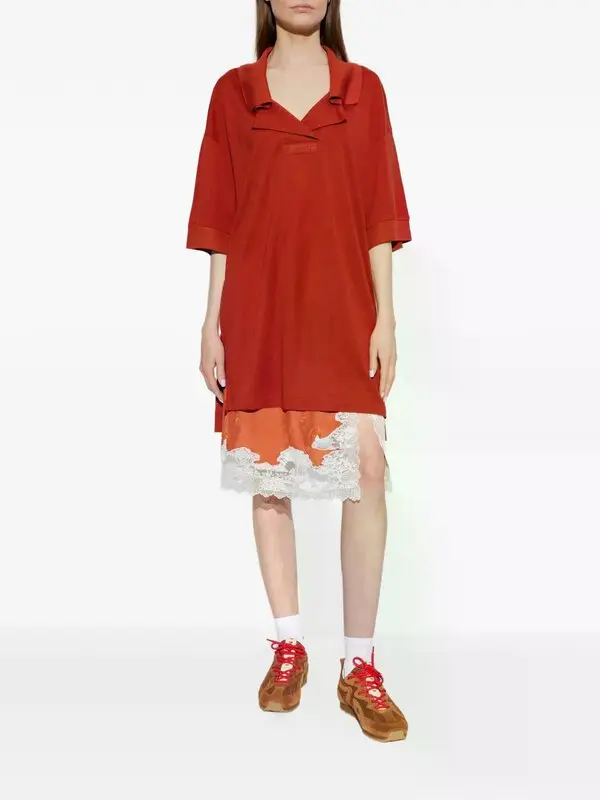 Lacoste Split Hem Mini Dress