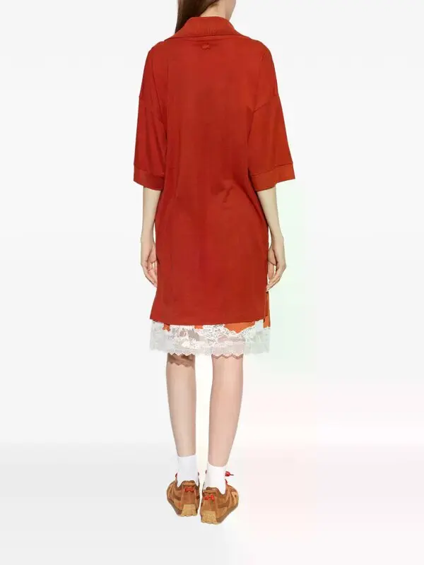 Lacoste Split Hem Mini Dress