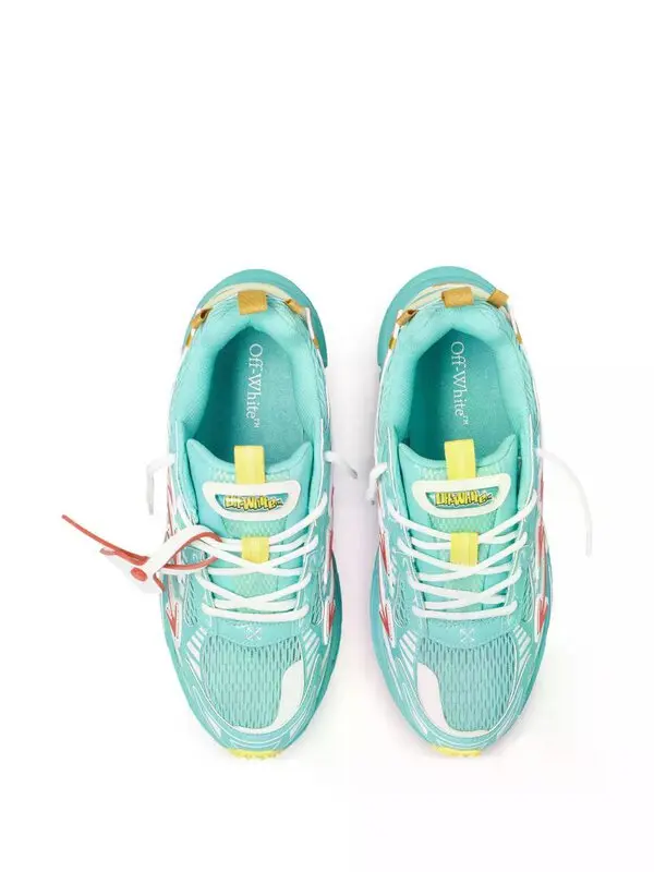Off-White Be Right Back" Lace-up Sneakers - Blue