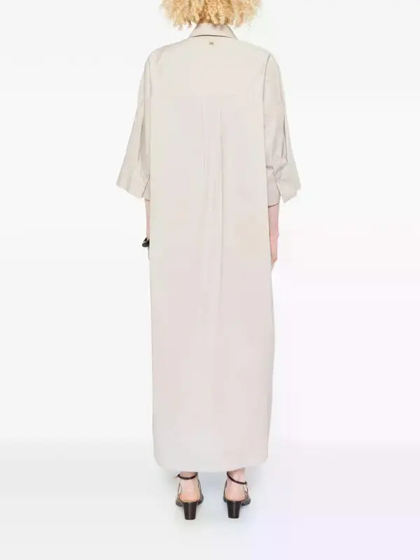 PANICALE Belted Midi Shirt Dress