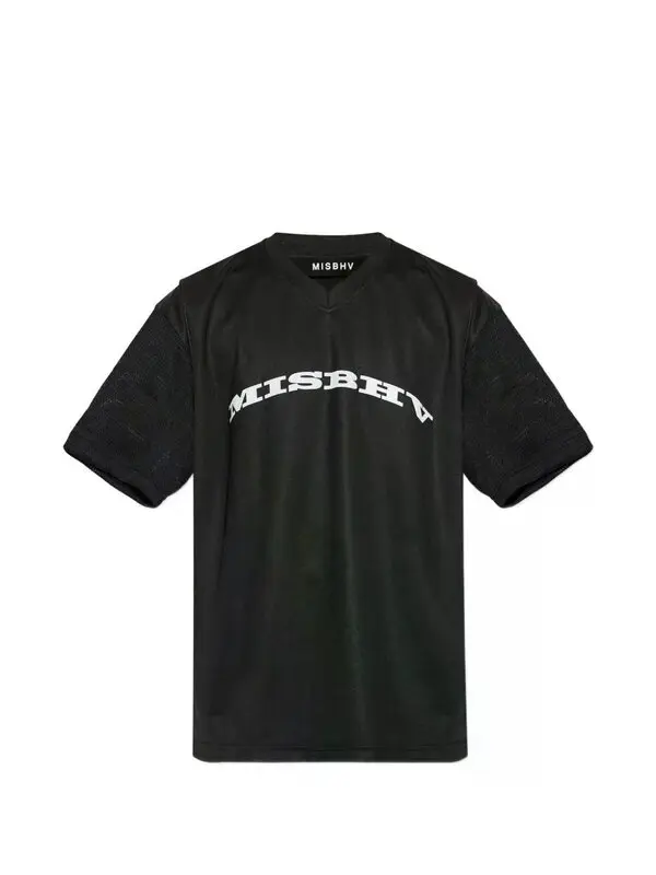 MISBHV V-neck Panelled T-shirt