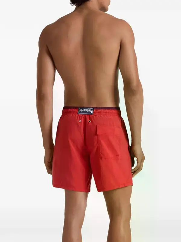Vilebrequin Logo-detail Swim Shorts - Red