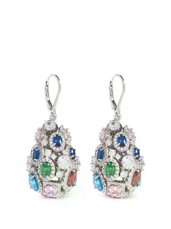 MAISON MARGIELA Teardrop Earrings - Silver