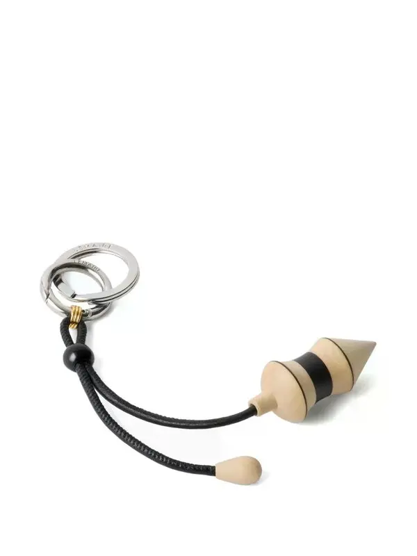 LEMAIRE Striped Pendulum Keyring