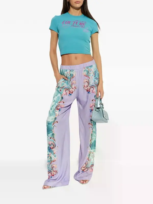 Versace Graphic-print Short-sleeve T-shirt