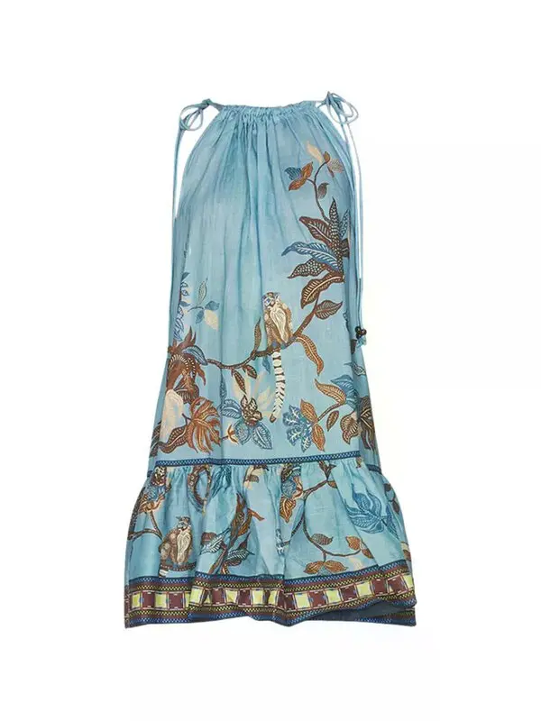 ALEMAIS Georgie Printed Mini Dress