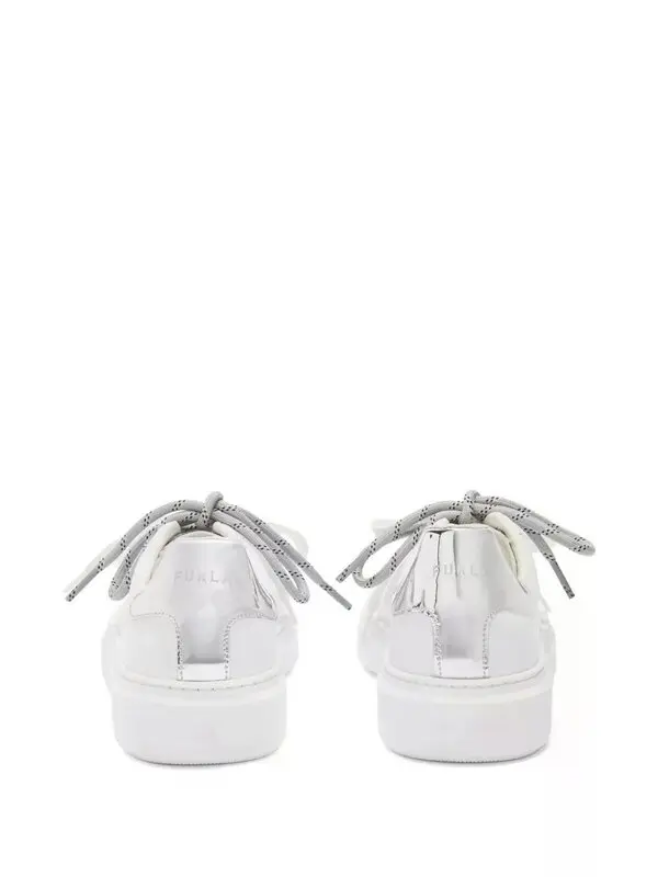 Furla Hype Silver-tone Detail Sneakers