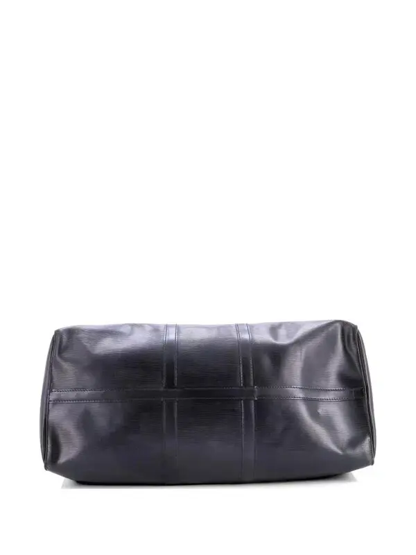 LOUIS VUITTON Keepall Epi Leather Travel Bag - Black