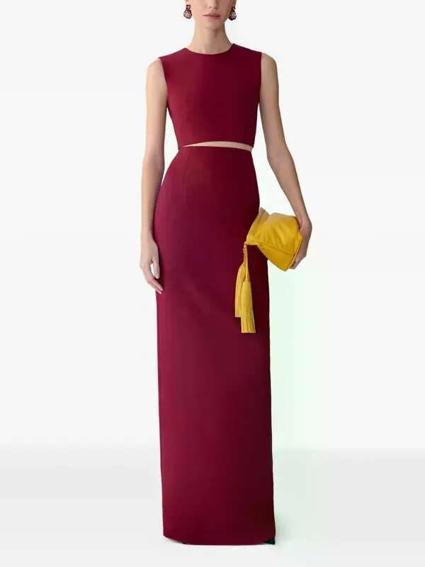 Carolina Herrera Column Skirt