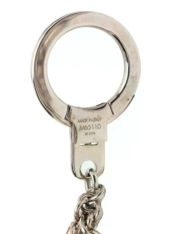 LOUIS VUITTON 2016 Plated Fleur D Epi Bag Charm Key Chain