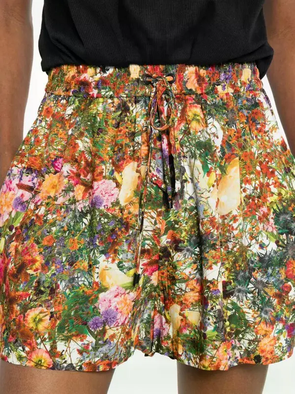OSKLEN Floral Print Drawstring Shorts
