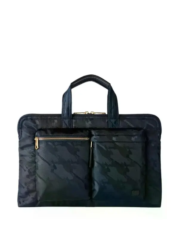 Paul Smith Camouflage Zip Laptop Bag - Blue
