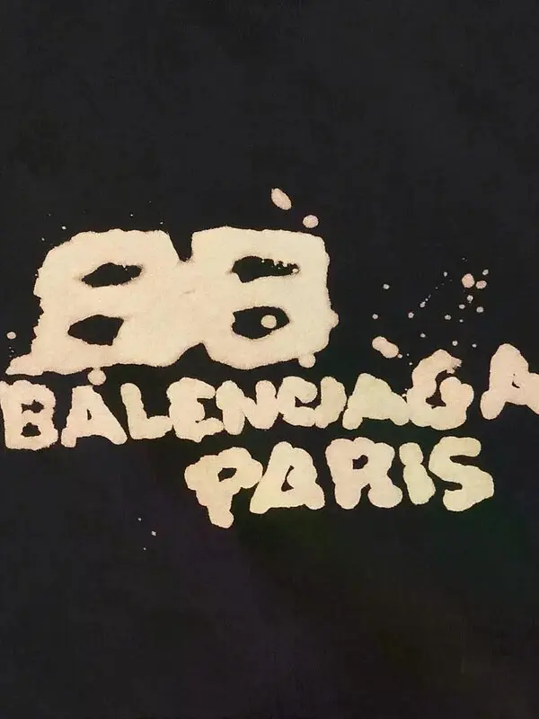 Balenciaga Lettering-detail Hoodie