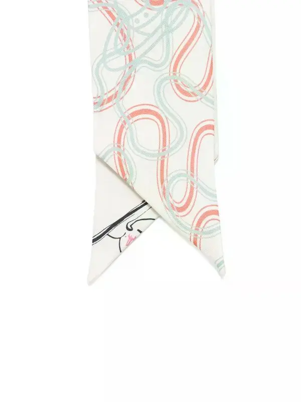 VIVIENNE WESTWOOD Graphic Scarf - Neutrals